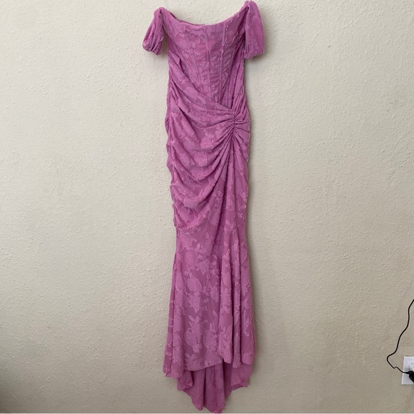 House of CB | Dresses | House Of Cb Cesca Rose Pink Floral Maxi Dress ...